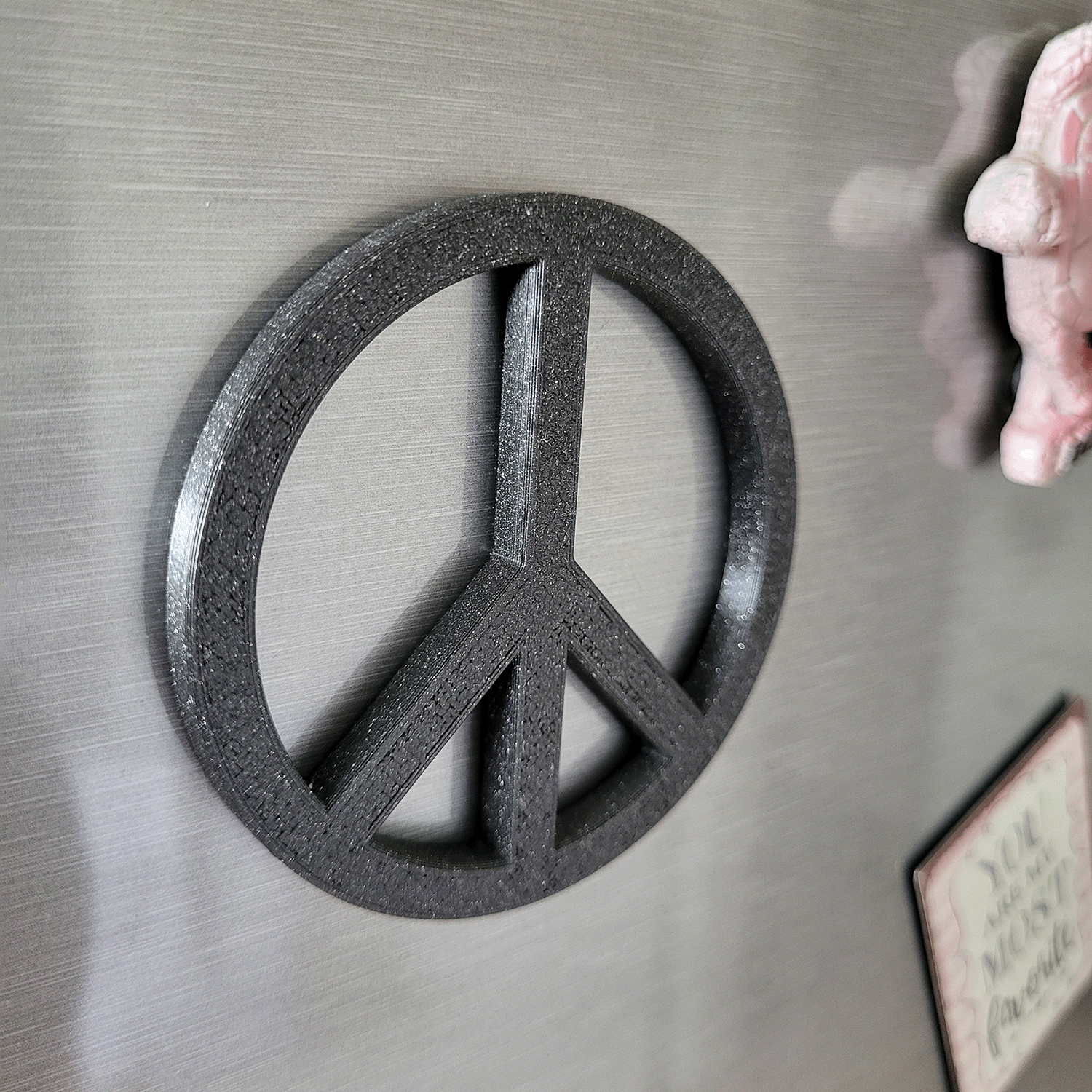 Peace-Sign Magnet by eVoxOne | Download free STL model | Printables.com