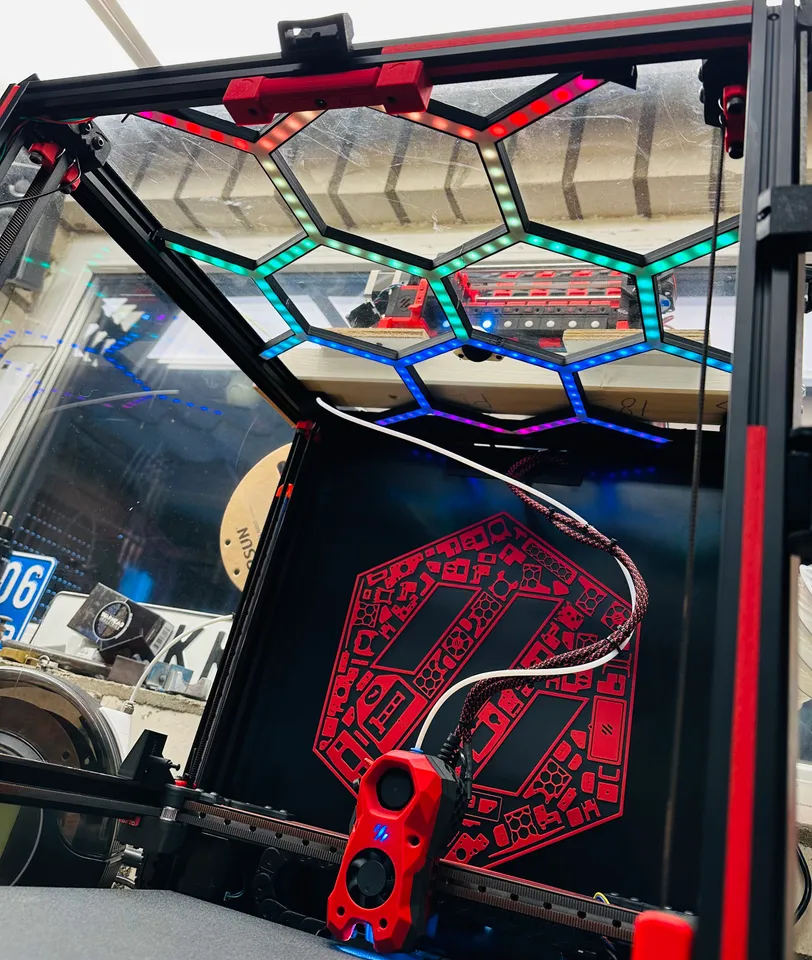 Voron 2.4 350 Hexagon Led by Tollie | Download free STL model ...