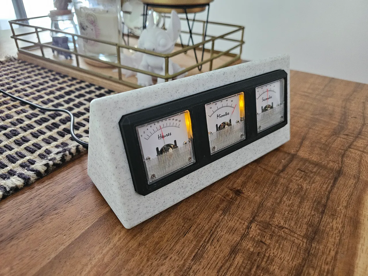Vu Meter Clock by Chyneuze | Download free STL model | Printables.com