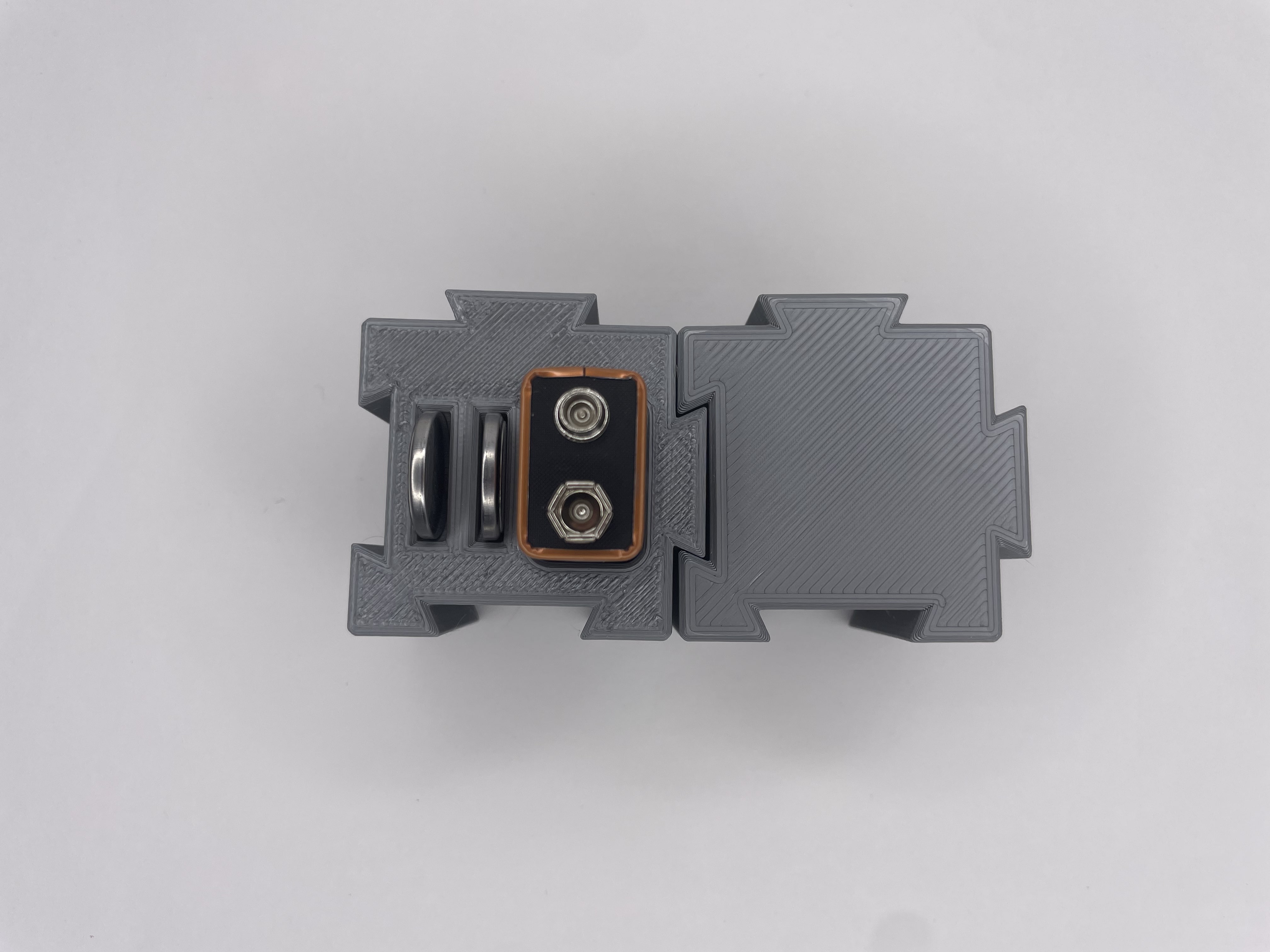 3V Coin Cell, AAA, AA, or 9V Battery Organizer (Modular Dovetail ...