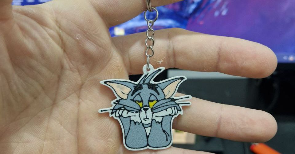 keychain tom by kriativu3D | Download free STL model | Printables.com