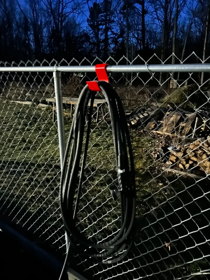 Chain Link Fence Garden Hose Hanger by William Caruso | Download free ...