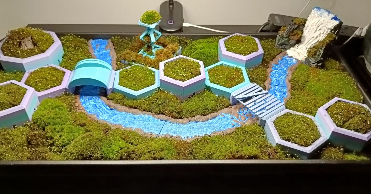 Moss Garden Pods by Miner On Demand | Download free STL model ...