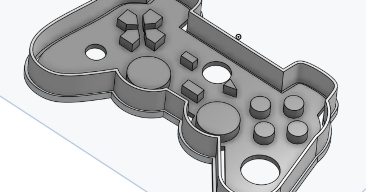 Controller cookie cutter by Arthur Takács | Download free STL model ...
