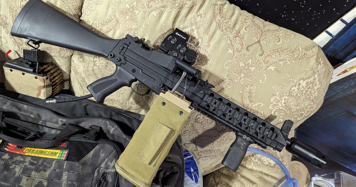 G&P Stoner 63 to M249 mag adapter by epyon314 | Printables Store