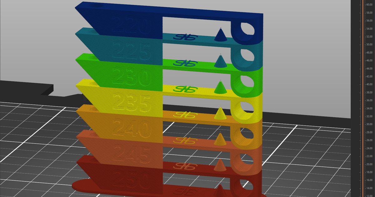 Temperature-Tower by Mica | Download free STL model | Printables.com