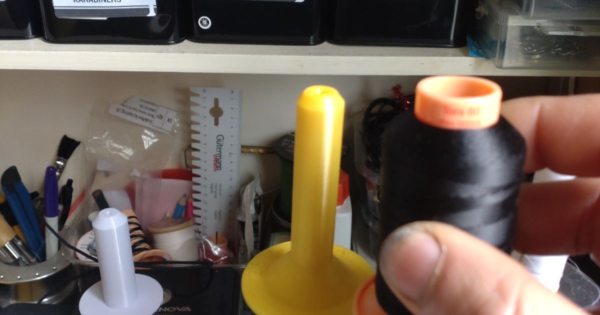 Guttermann (and others) sewing thread spool adapter by Andreagattonero ...