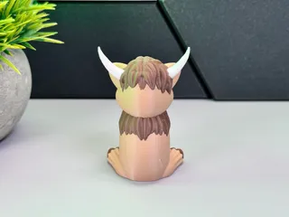 Little Highland Cow by 3DPrintyi | Download free STL model | Printables.com