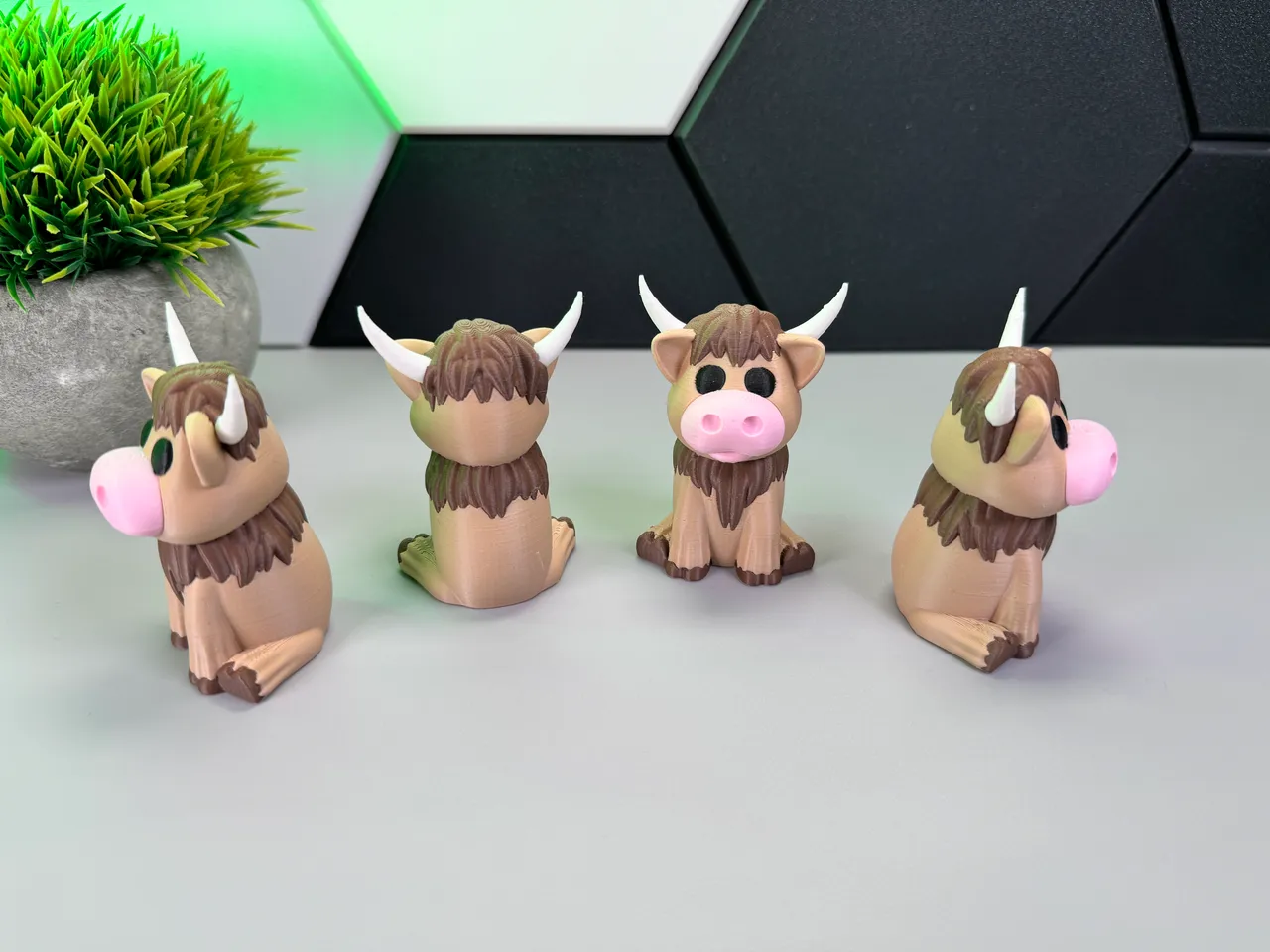 Little Highland Cow by 3DPrintyi | Download free STL model | Printables.com