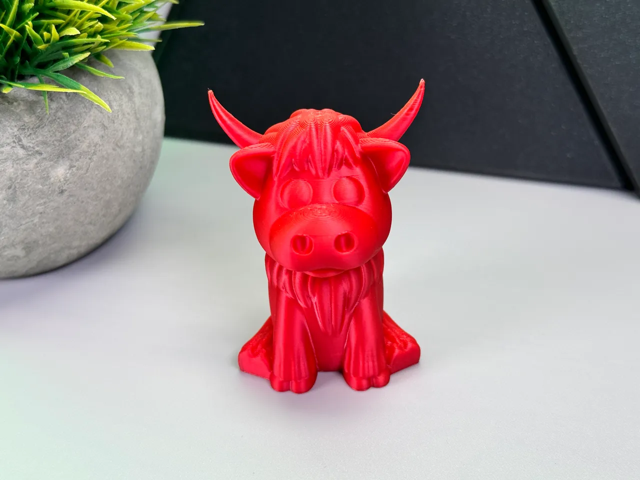 Little Highland Cow by 3DPrintyi | Download free STL model | Printables.com