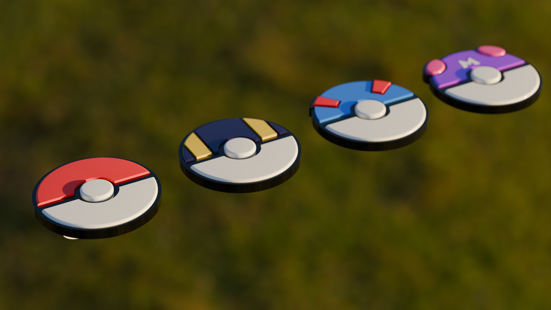 Pokéball Clips by JC Wollslager | Download free STL model | Printables.com