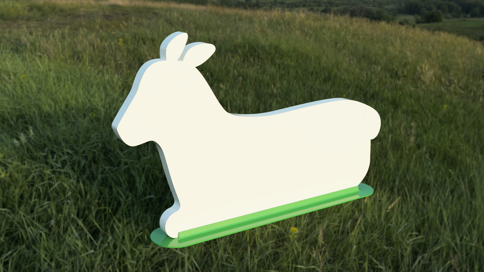 Easter Lamb Paschal 2D Art Gift by Drak | Download free STL model ...