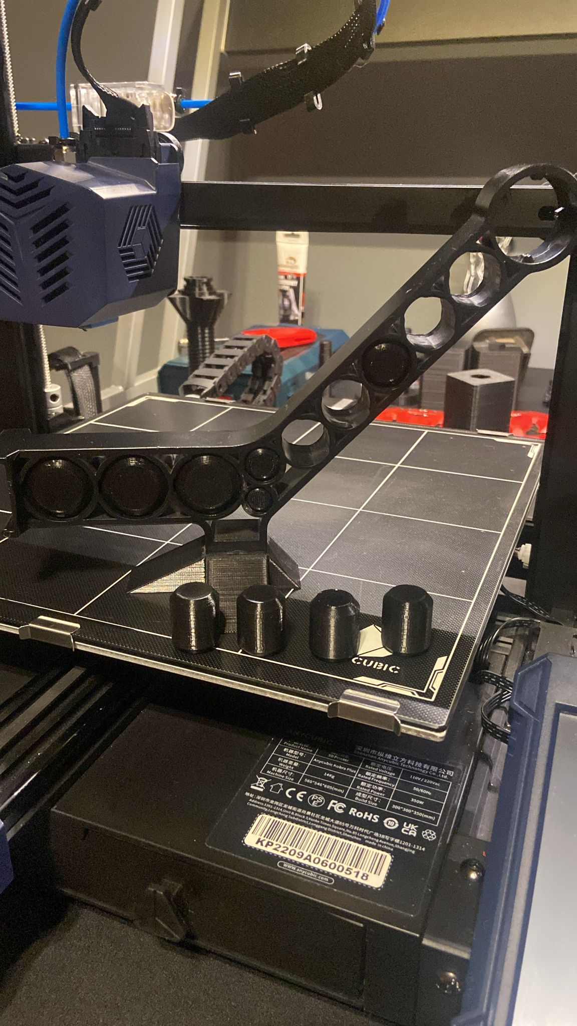 Anycubic Kobra no sagging filament holder by Sebastian | Download free ...