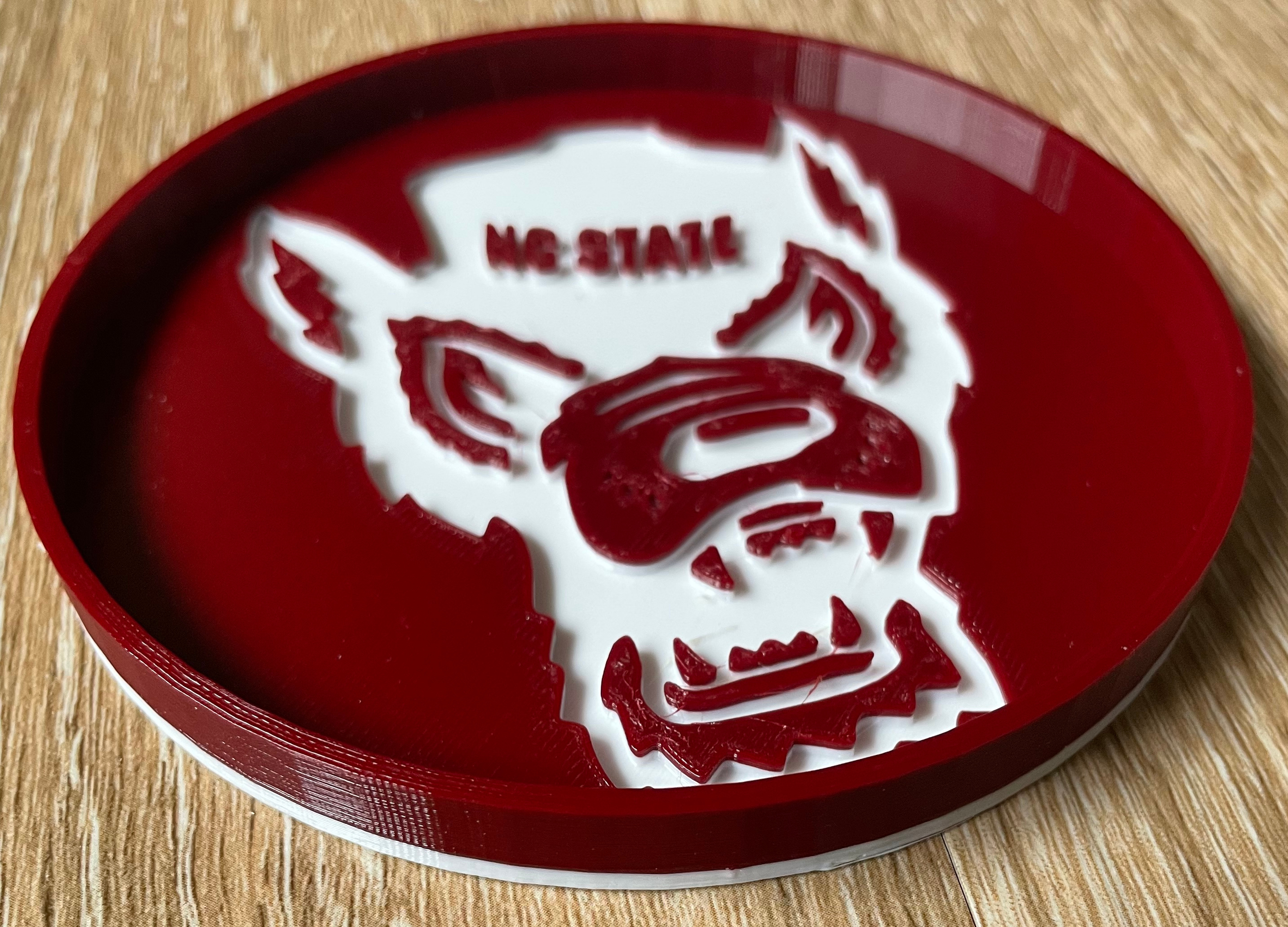 NC State Coasters by ntilley905 | Download free STL model | Printables.com