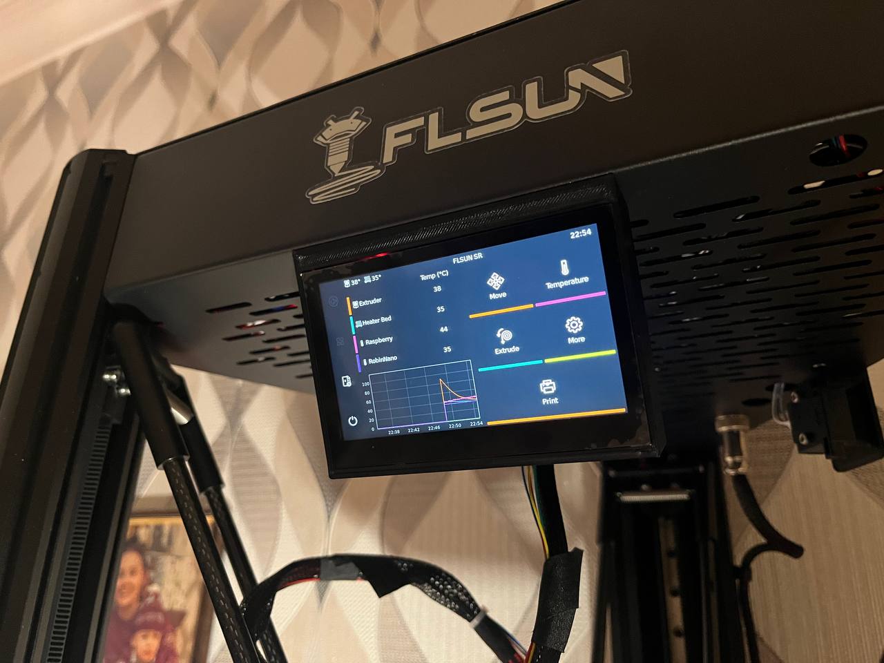 Flsun SR (Super Racer) 4.3 inch screen mount by Oleksii Zelivianskyi ...