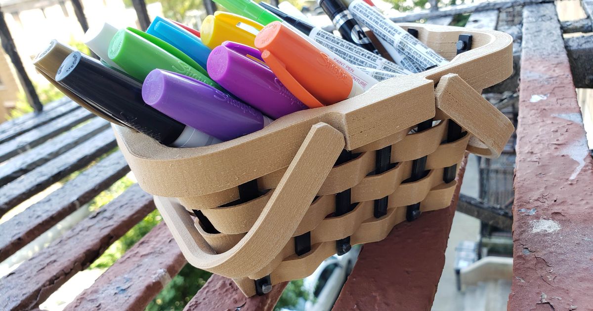 Flat Pack Basket by Dsk001 | Download free STL model | Printables.com