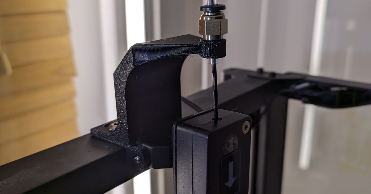 Ender 3 V3 SE/KE filament guide (bowden + runout sensor) by akalomen76 ...