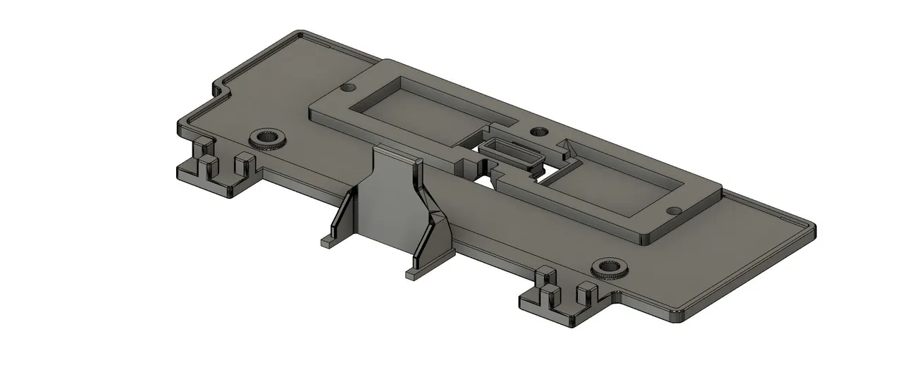 Tiny-M 190 v4 Frame PCB plate with strain relief by Oldbalon | Download ...