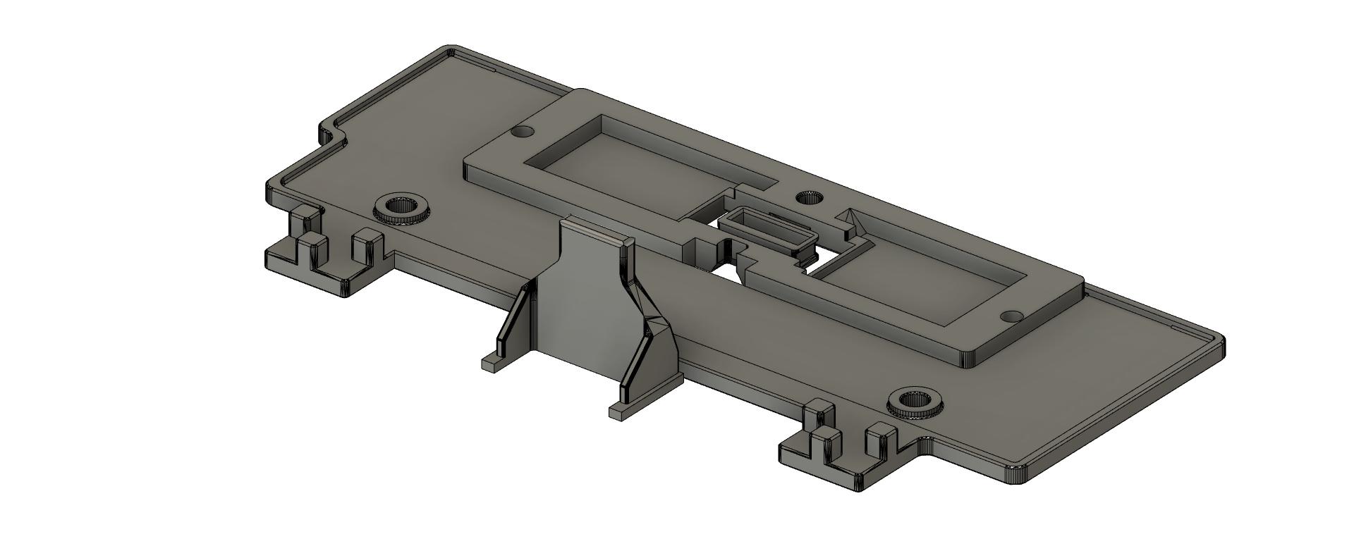 Tiny-M 190 v4 Frame PCB plate with strain relief by Oldbalon | Download ...