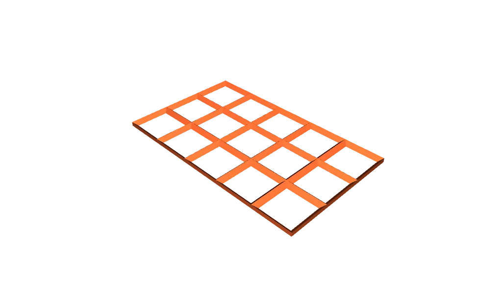 3x5 grids for 50x50mm organizers by PaŠe | Download free STL model ...