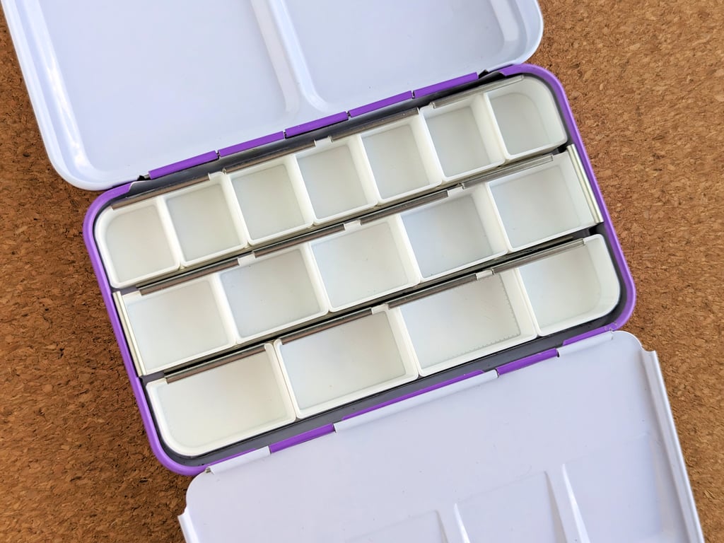 CORNER PANS for Watercolor Palettes - 1/2, 3/4, & Whole by Spruce ...