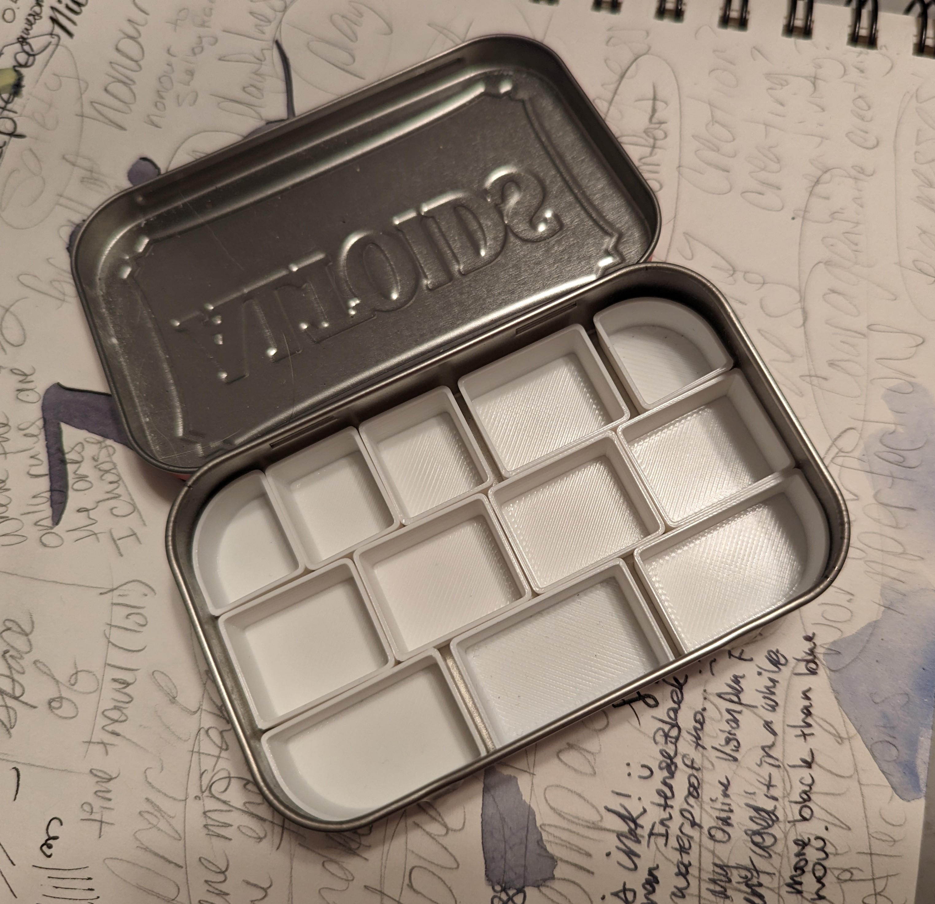 CORNER PANS for Watercolor Palettes - 1/2, 3/4, & Whole by Spruce ...