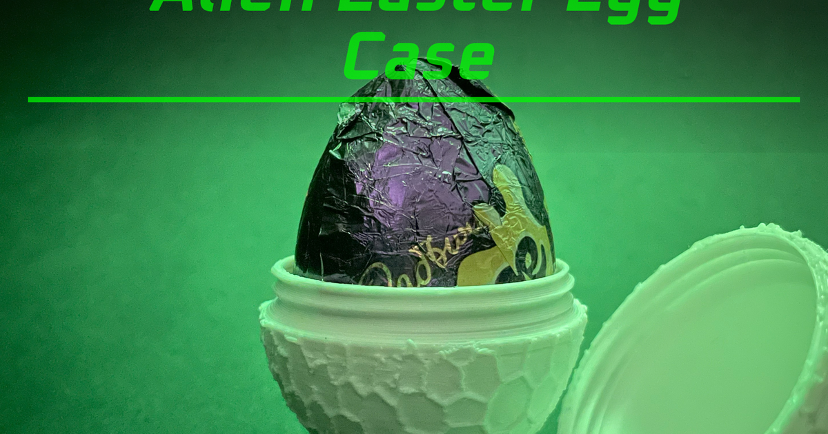 Alien Easter Egg Case by Point3333 | Download free STL model ...