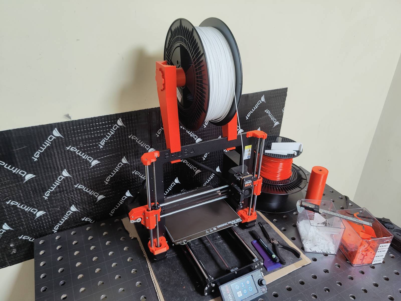 Big Spool Holder for Prusa Mk4 por TomKot | Descargar modelo STL ...