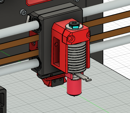 Ender ENG The 100 Printhead with Trianglab CHC 6 Volcano Pro Hotend by ...