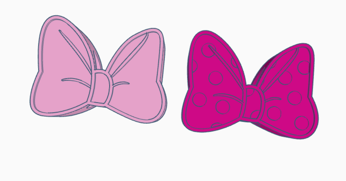 Mouse Bow double file by TheCarrieFiles | Download free STL model ...