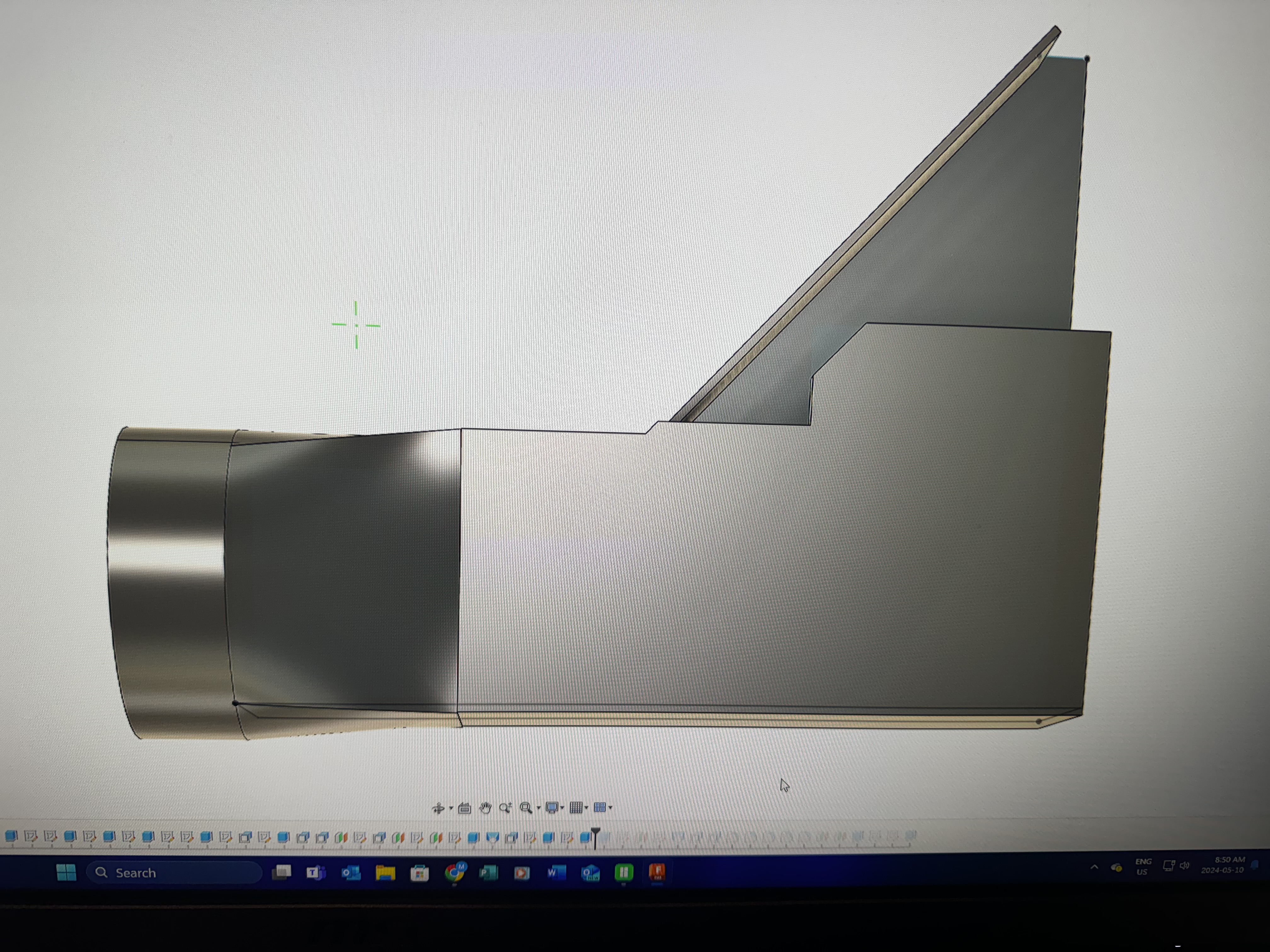 Discharge Chute for Rollsizer Brass Processor by Mike B | Download free STL model | Printables.com