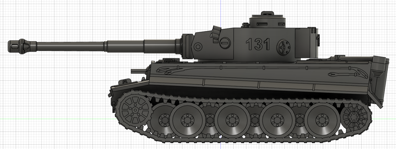 Panzerkampfwagen VI Tiger 1 Ausf. E- EARLY by DeltaX | Download free ...