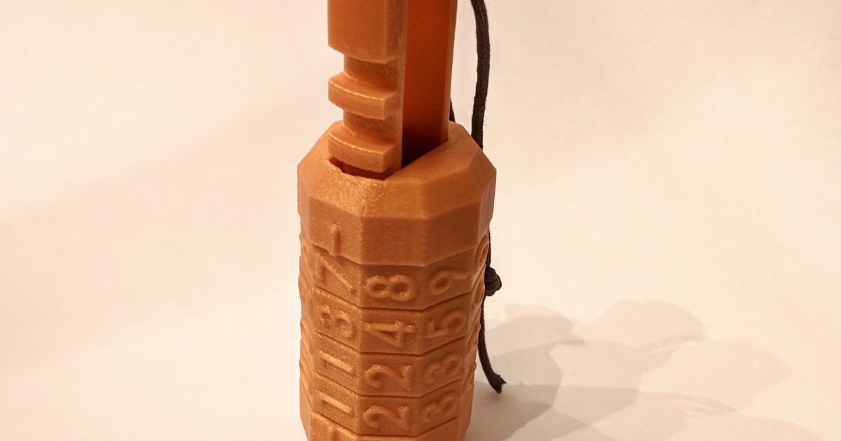 Cryptex Interior, Larger by MakerBlock | Download free STL model ...