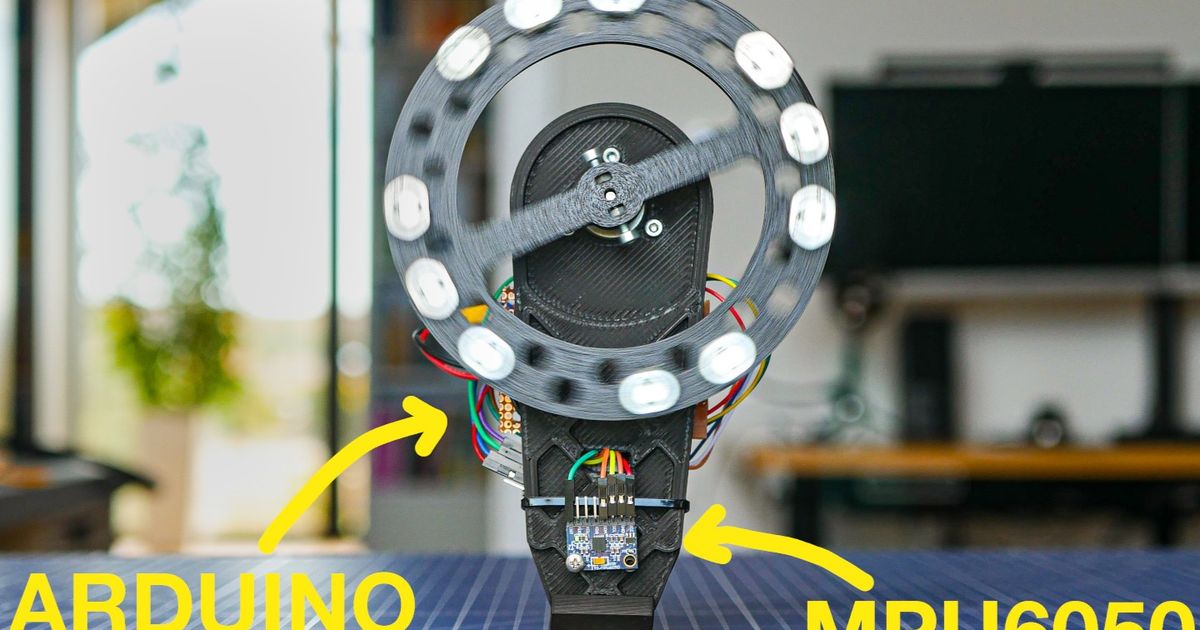 Reaction Wheel (Arduino, MPU6050) by Nikodem Bartnik | Download free ...