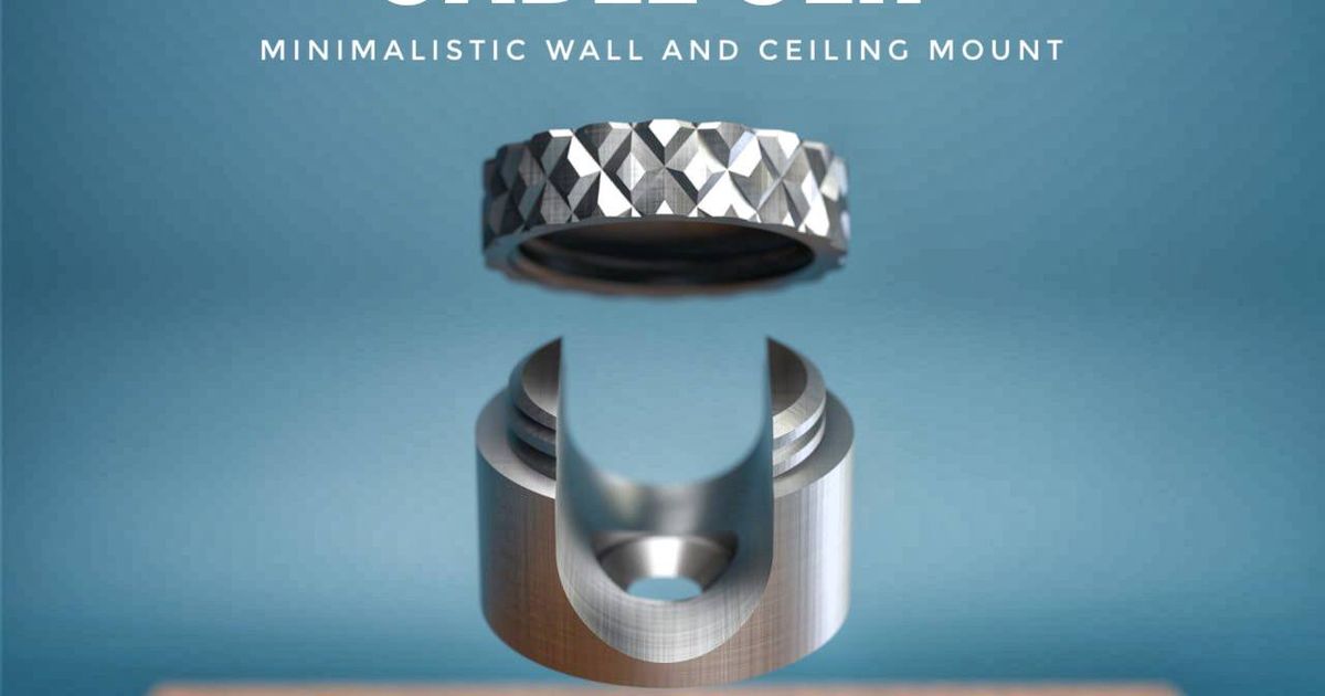 Cable Mount by MMM | Download free STL model | Printables.com