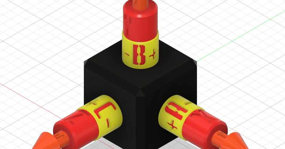 Coordinate-Cube 9 Axis by Hirte | Download free STL model | Printables.com