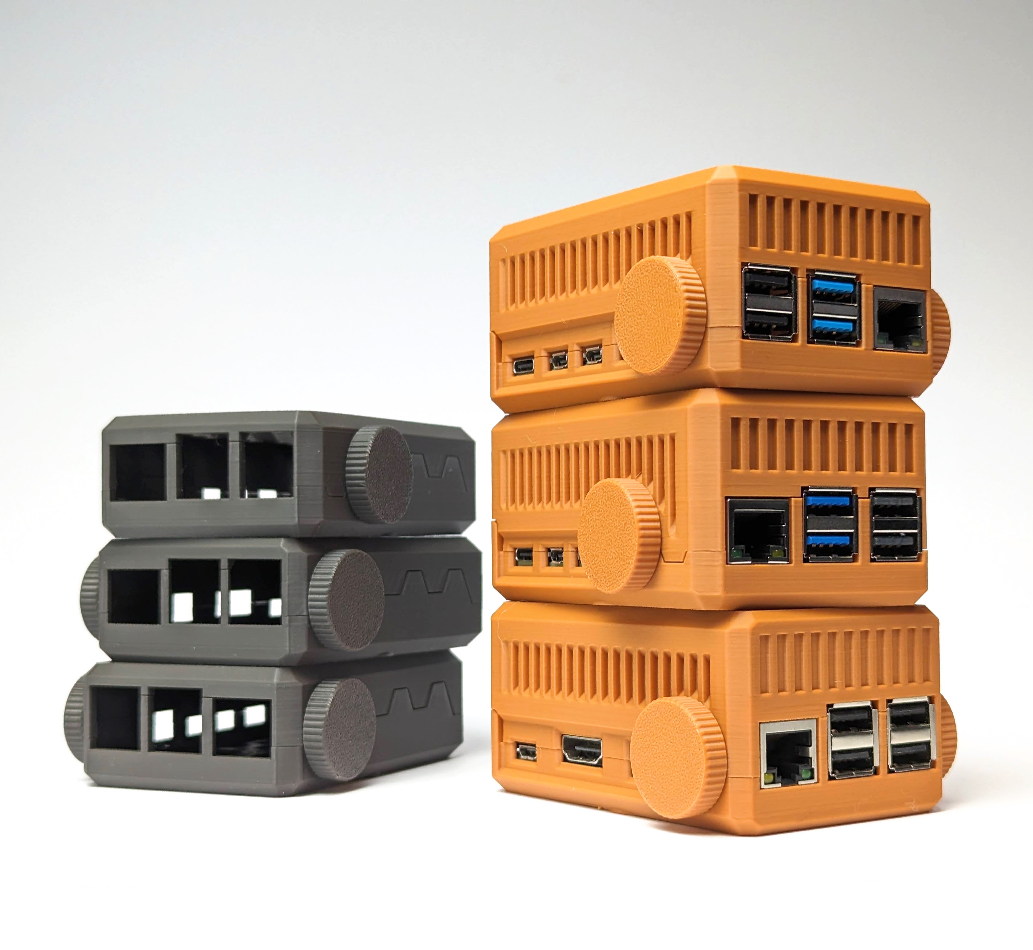 RPi3,4 and 5 Clamshell and Chonky Cases by Clockspring | Printables Store