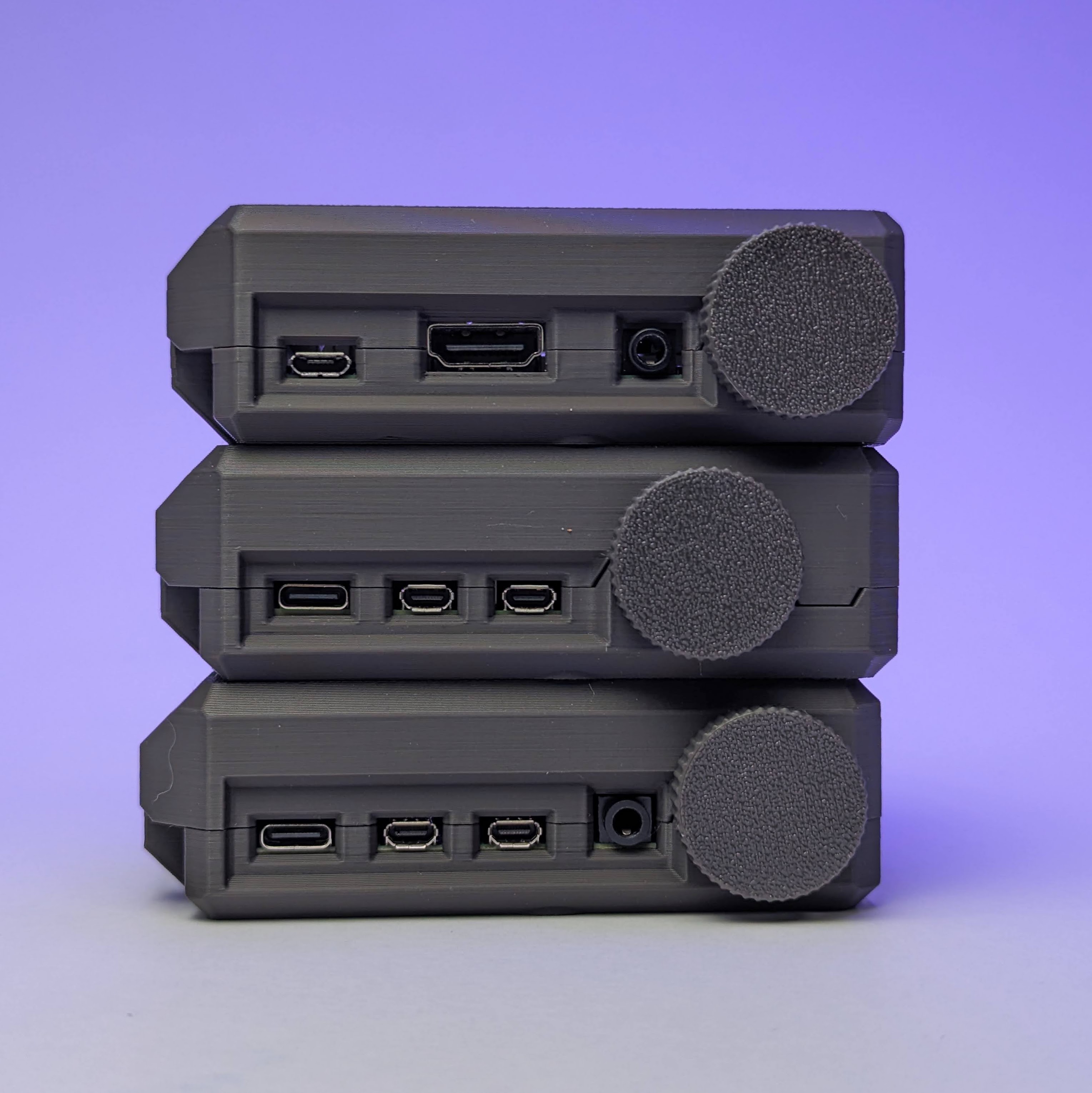 RPi3,4 and 5 Clamshell and Chonky Cases by Clockspring | Printables Store