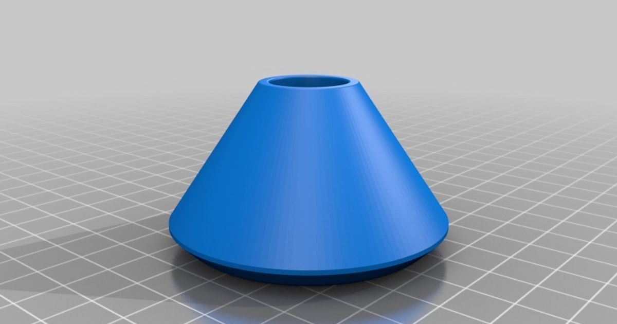 Modified locking cone for Universal stand-alone filament spool holder ...