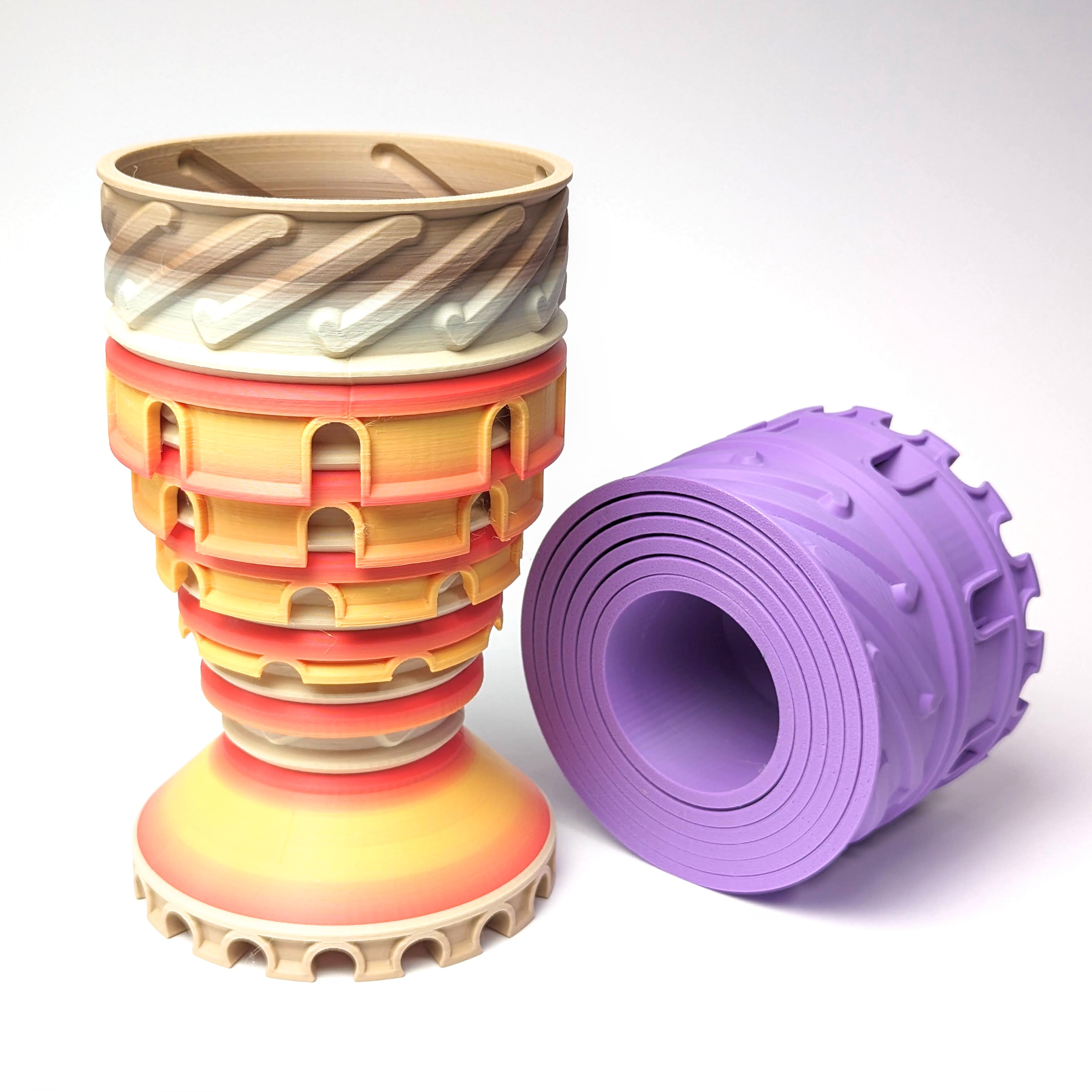 Castellation Collapsing Cup by Clockspring | Printables Store