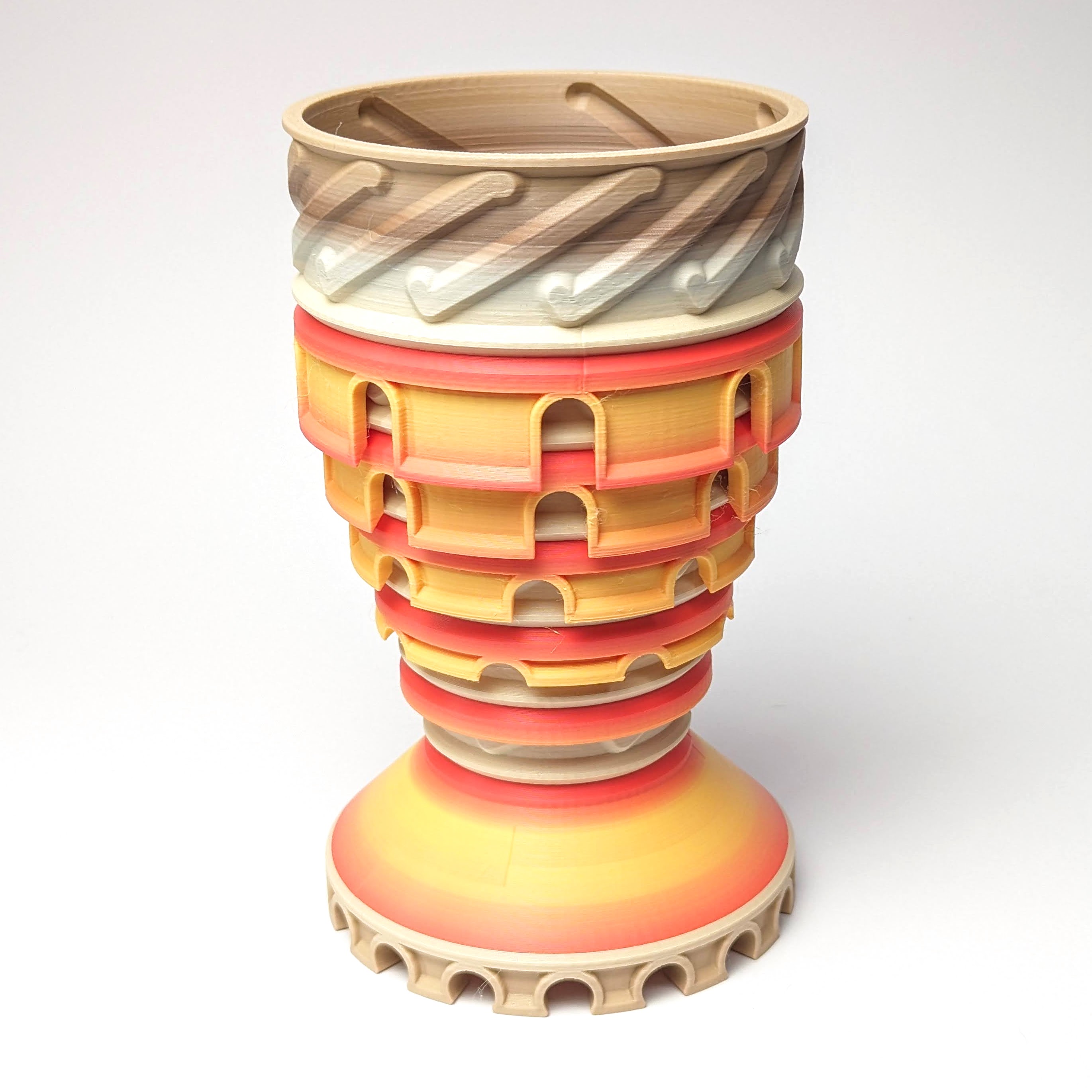 Castellation Collapsing Cup by Clockspring | Printables Store