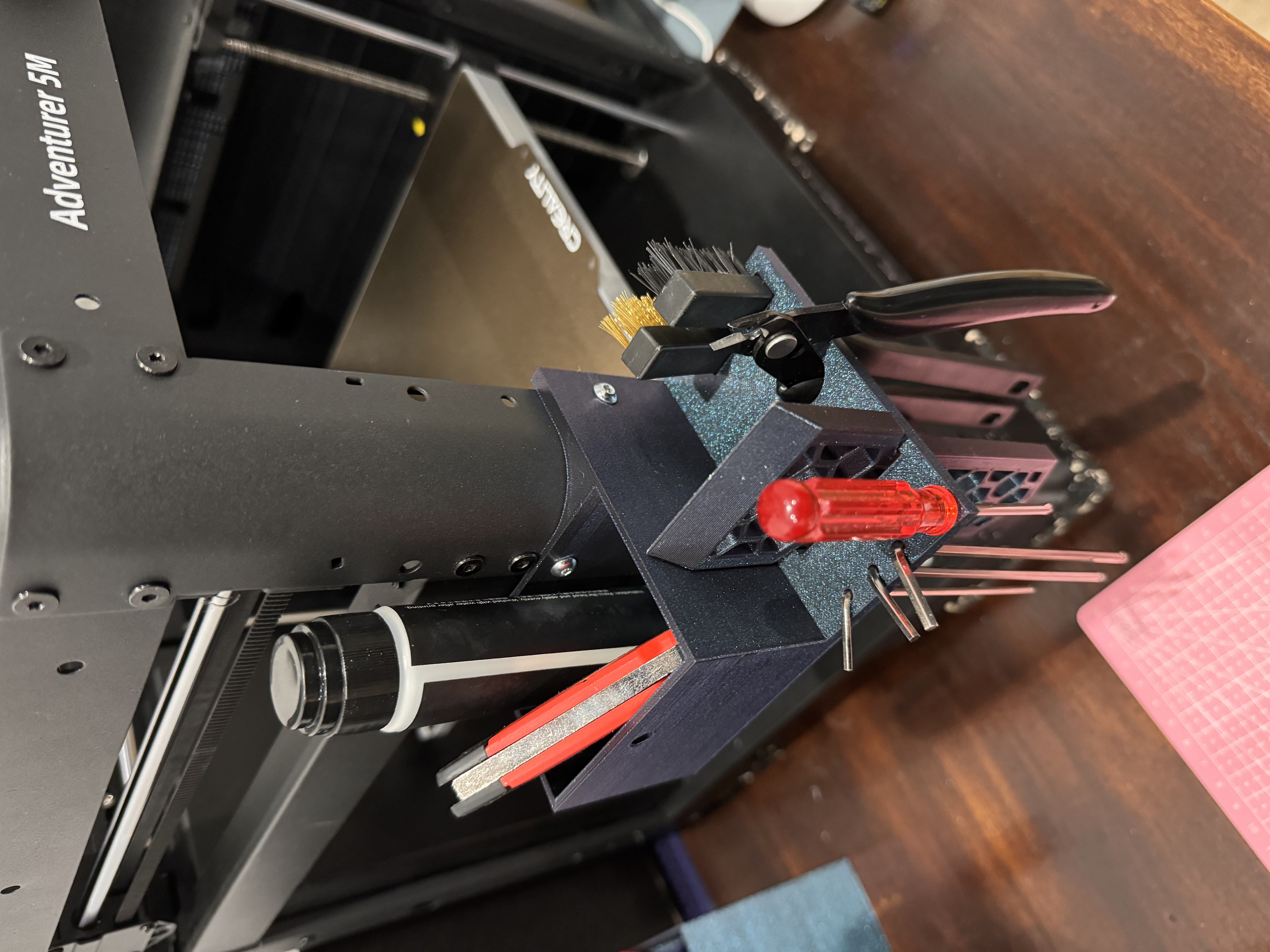 Flashforge Adventurere 5M side mount tool holder by zkobol | Download ...