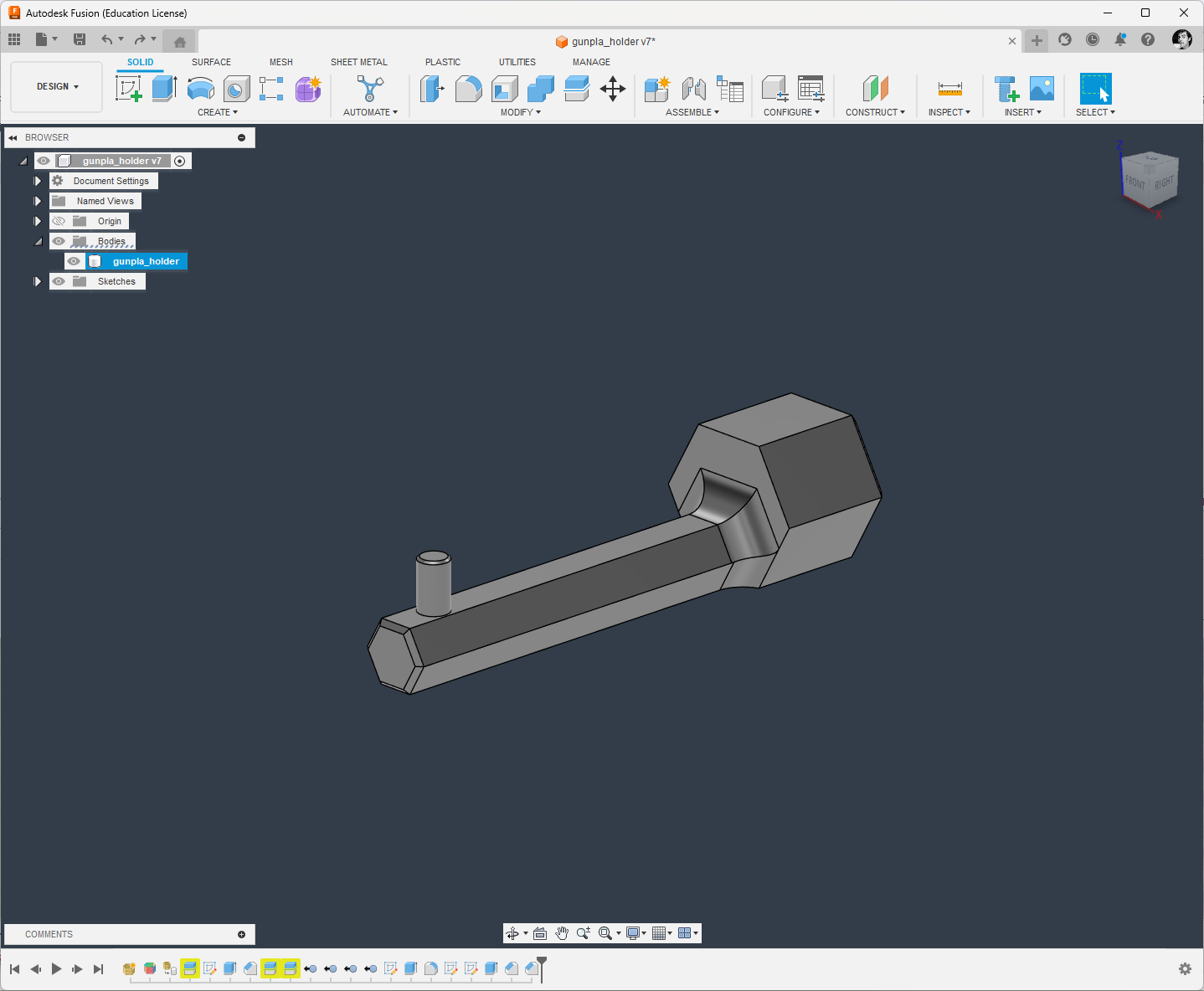 Gunpla Hsw Mount Remix By Georgmierau Download Free Stl Model