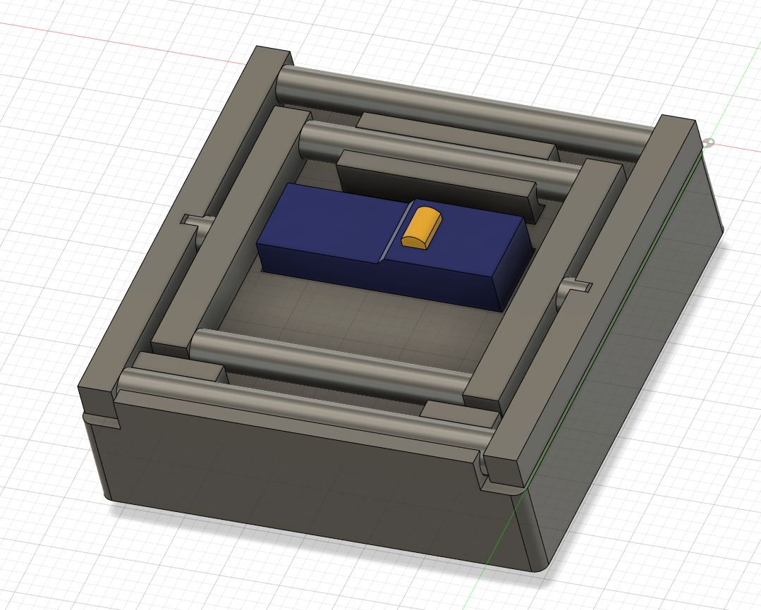 momentary Switch (Button) 40mm by paedia | Download free STL model ...