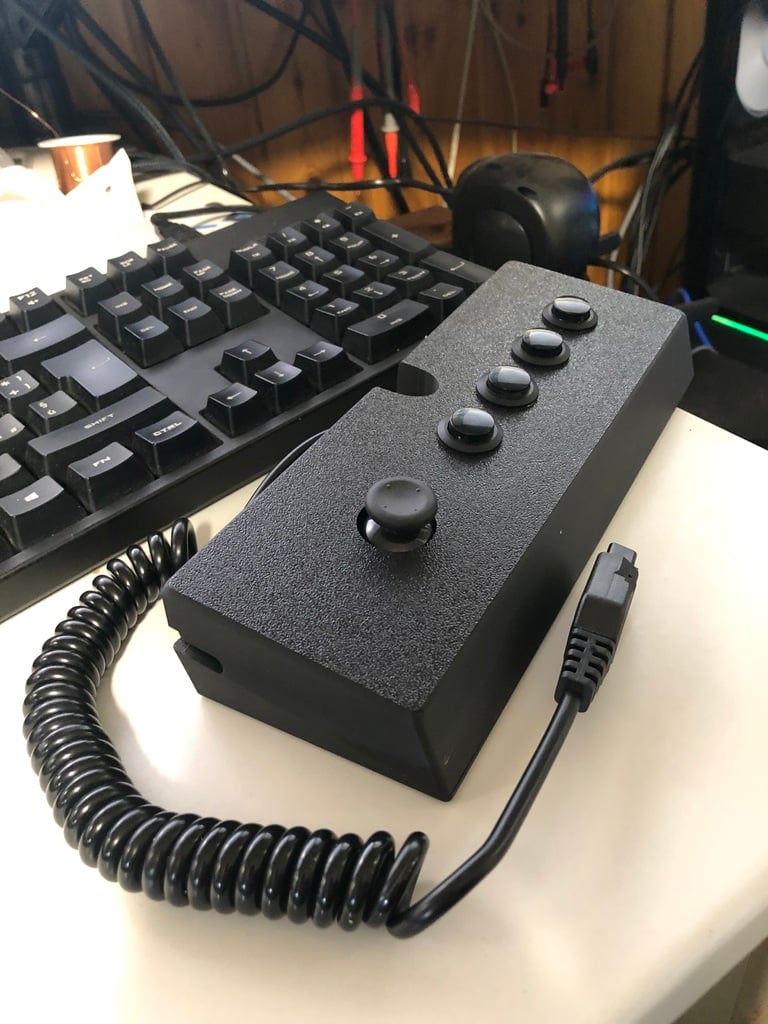 VECTREX CONTROLLER REMIX - PRINT FRIENDLY by cyllenius | Download free ...