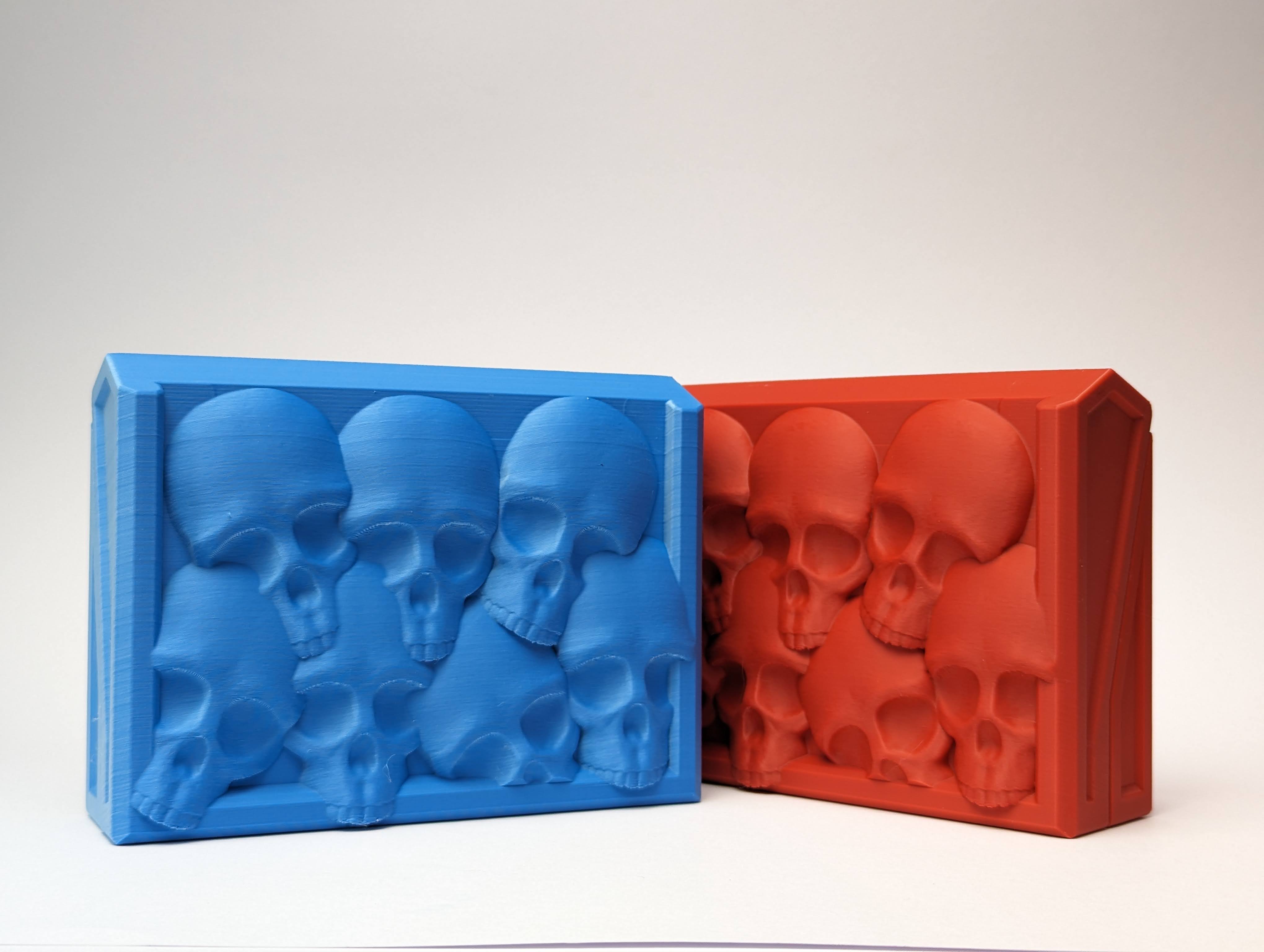 Skull Double Deck Box by Clockspring | Printables Store