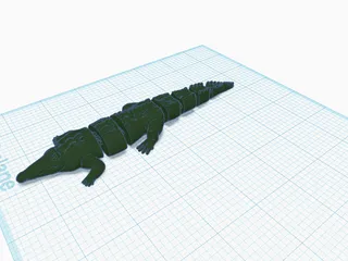 articulated croc by kidcreators | Download free STL model | Printables.com