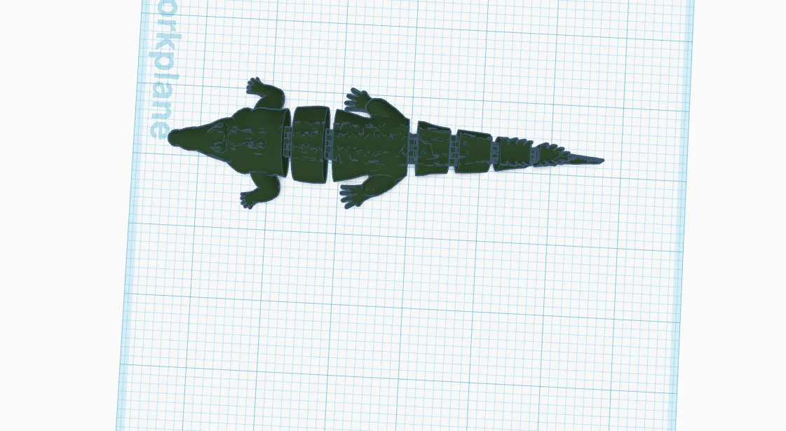 articulated croc by kidcreators | Download free STL model | Printables.com