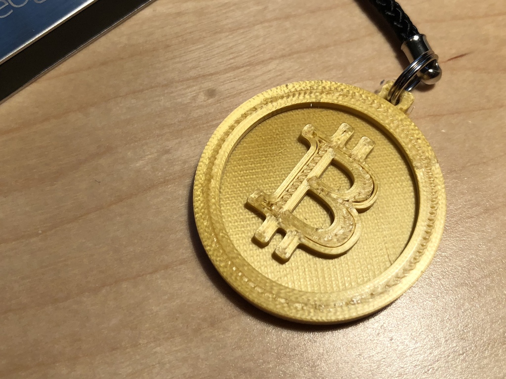 Bitcoin Keychain by Jeremy Williams | Download free STL model ...