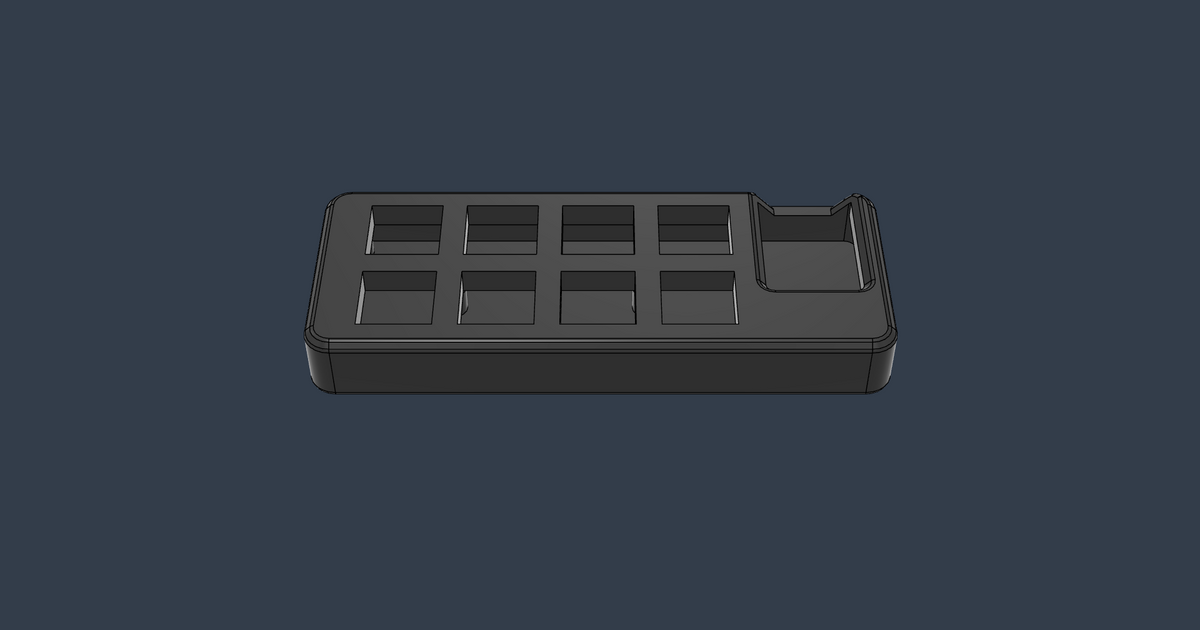 WannaBe - 8-Key Macropad case by WannaBe, Eng | Download free STL model ...